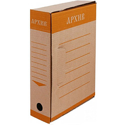 Коробка архивная "Эко", 80x327x240 мм, оранжевый 9109034 купить в ...
