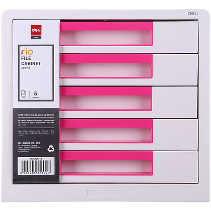 Бокс для документов "Deli Rio", белый, розовый 9109594 купить в Минске ...