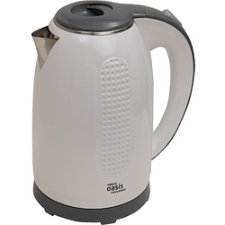 Электрочайник Oasis K-6SPW, пластик, бело-серый 9176978 купить в Минске | цены оптом в Офистон